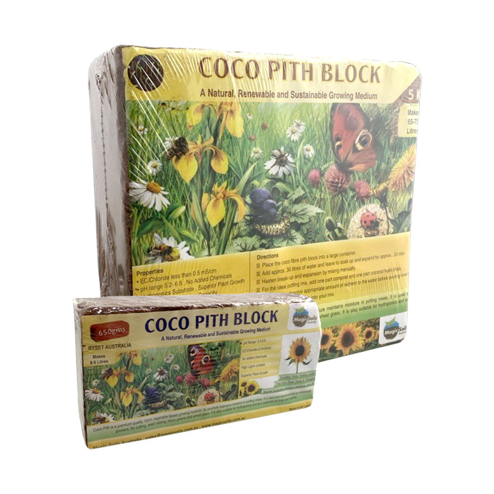 MAGIC SOILS AUSTRALIA Coco Pith Block – Wallingtons WRG