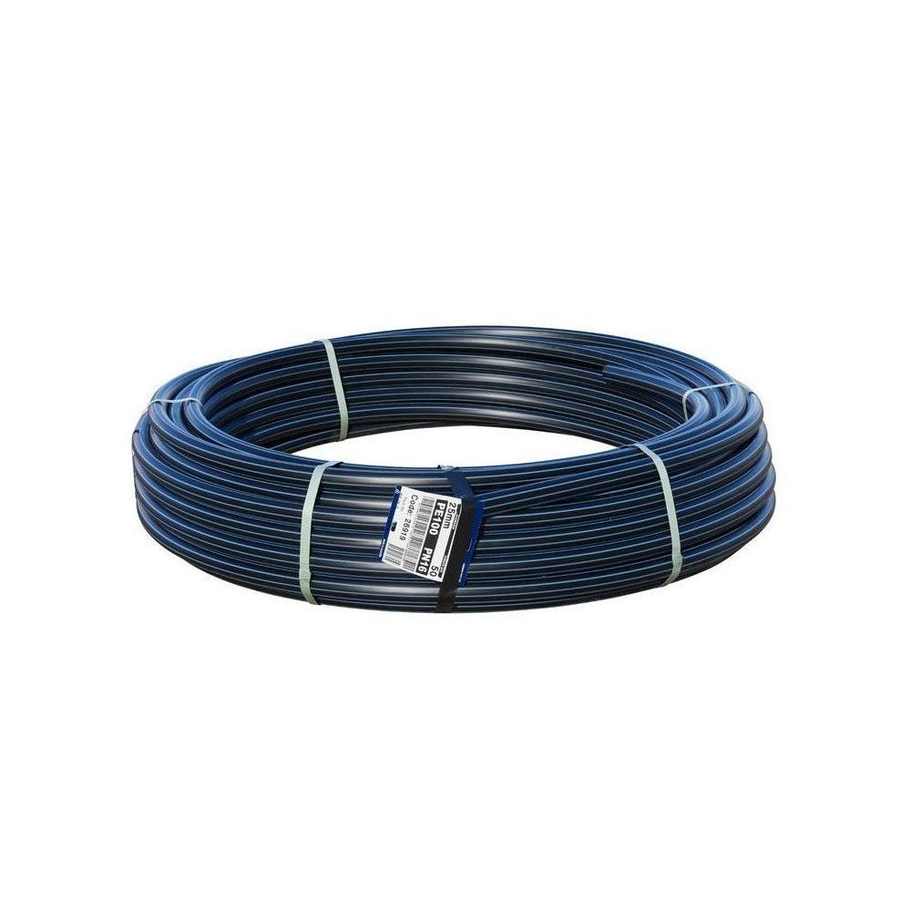 VINIDEX PE Pressure Pipe PE100 Blue Stripe SDR13.6 PN12.5 – Wallingtons WRG